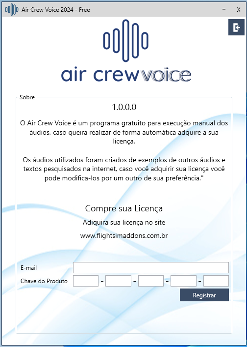Air Crew Voice – Free (7 Dias Premium) - Flight Sim Add-ons